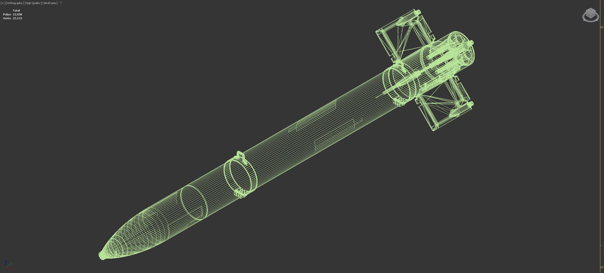 HVAR High Velocity Aircraft Rocket 3D - TurboSquid 2294155