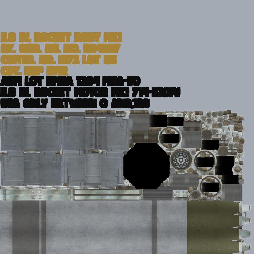 HVAR High Velocity Aircraft Rocket 3D - TurboSquid 2294155