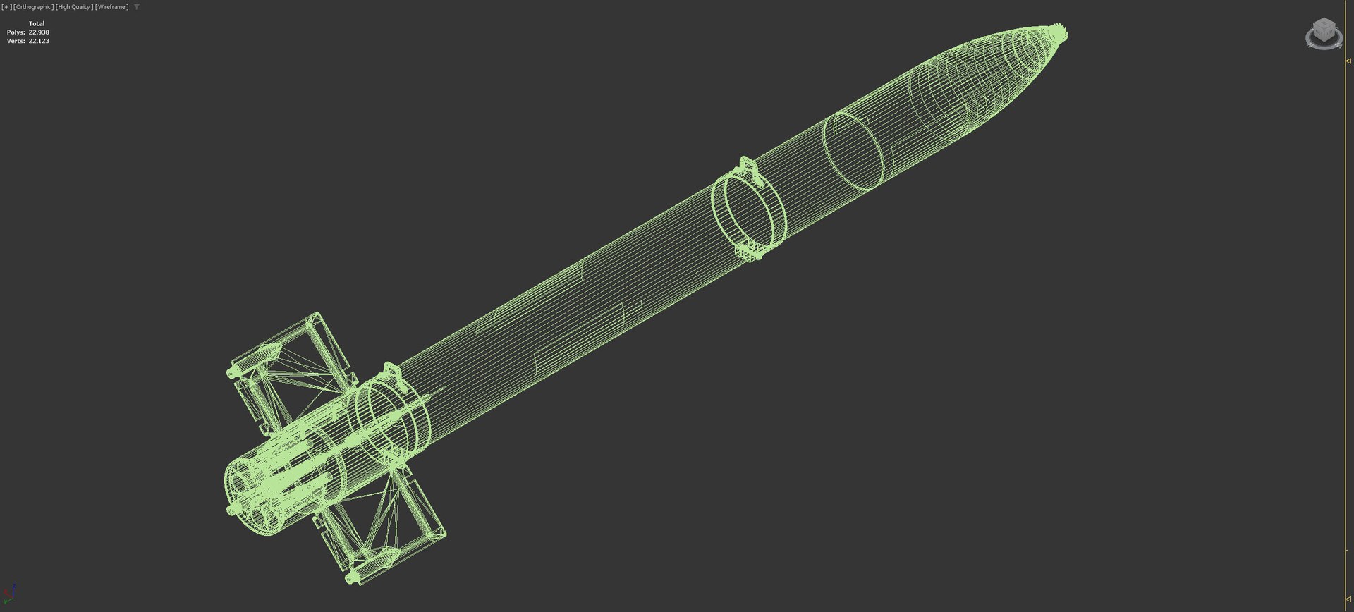 HVAR High Velocity Aircraft Rocket 3D - TurboSquid 2294155