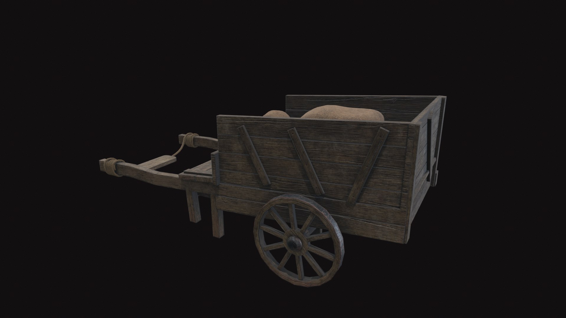 Medieval Carriage 19 3D Model - TurboSquid 2306611