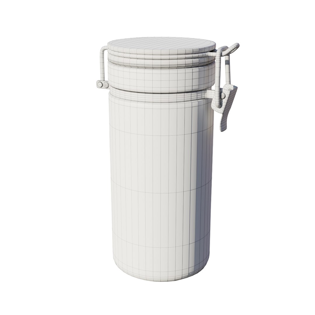3D Coffee Jar - TurboSquid 1765469