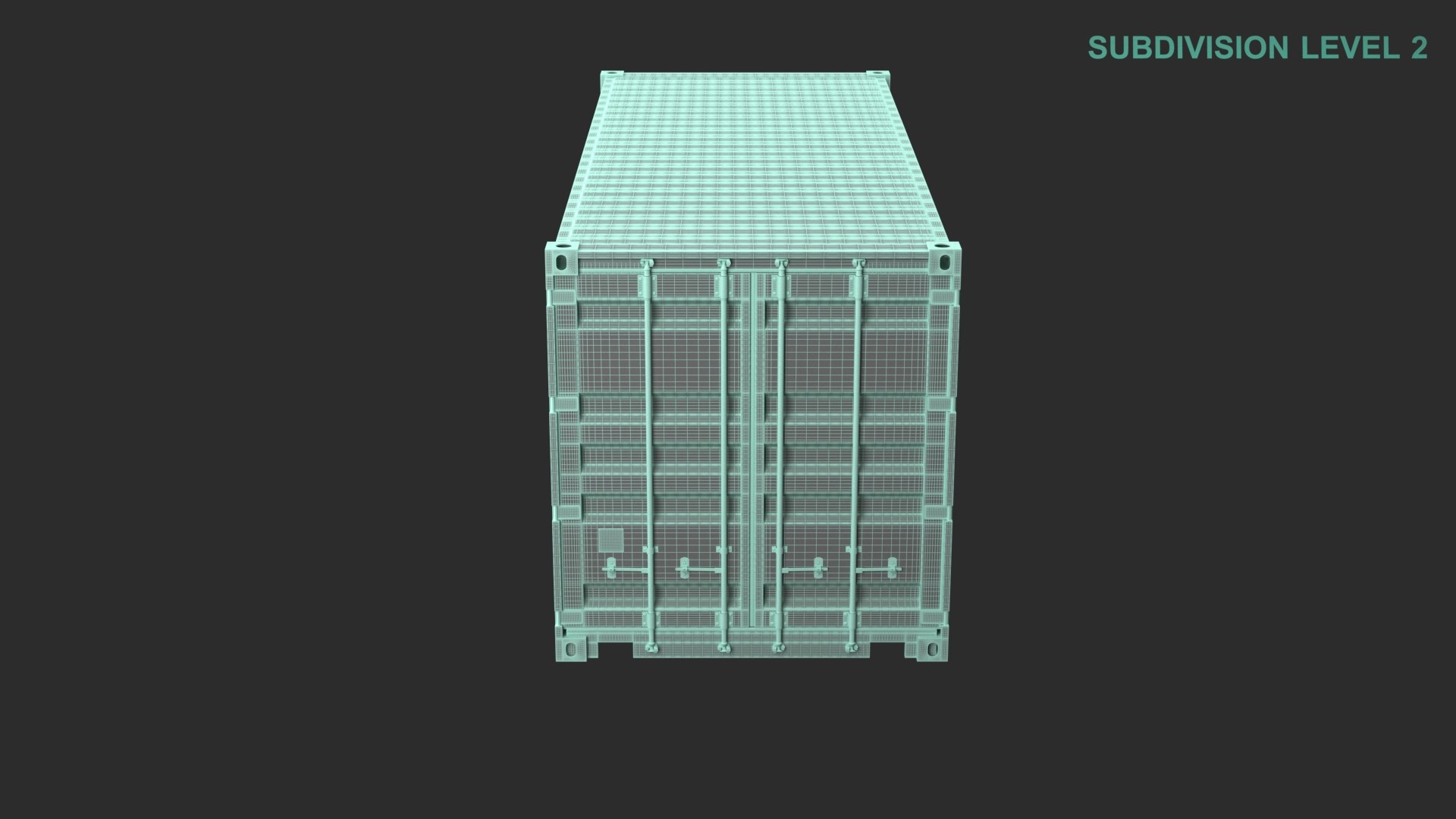 3D 20ft Shipping Container Model - TurboSquid 1934397