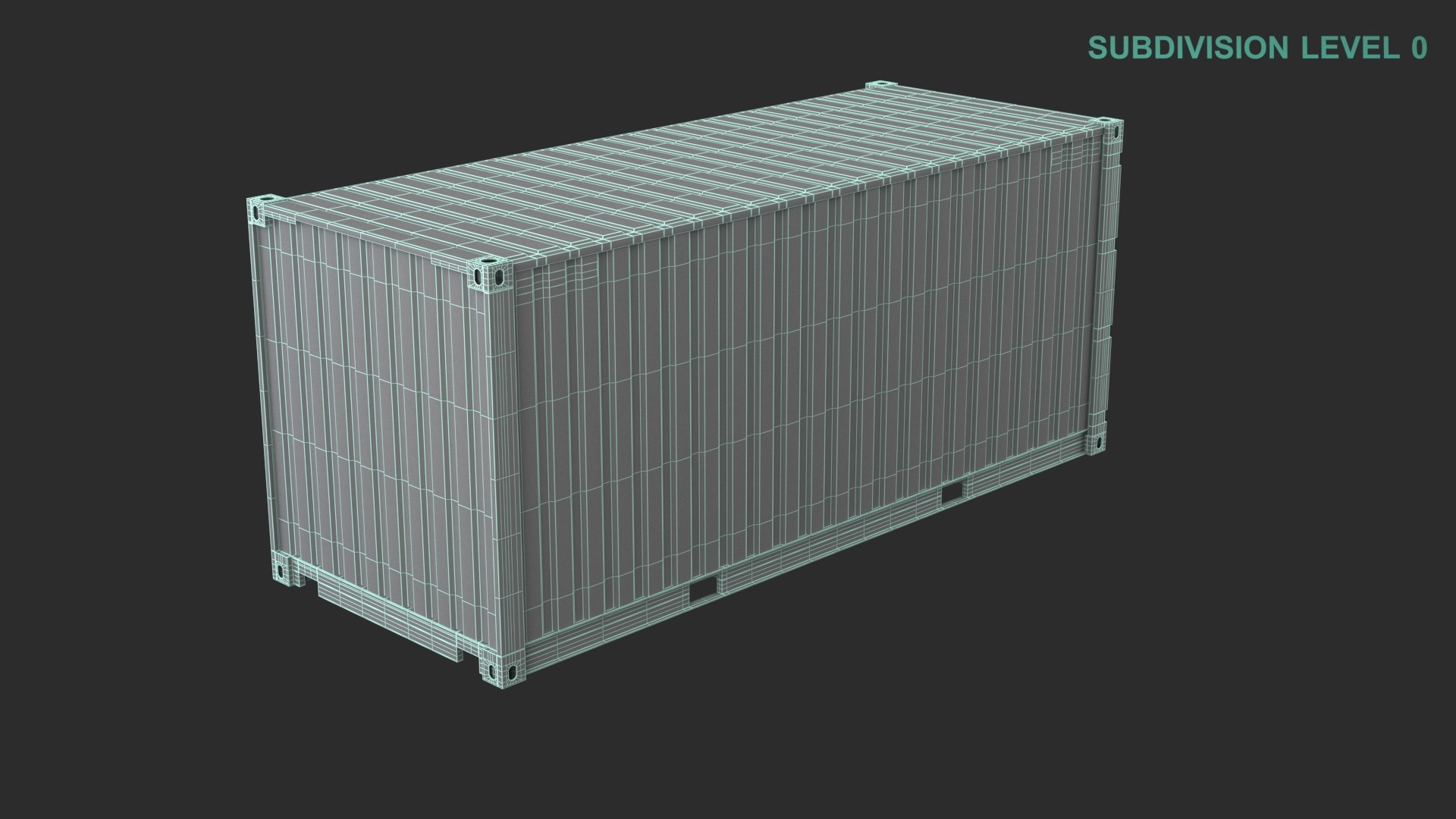3D 20ft Shipping Container model - TurboSquid 1934397