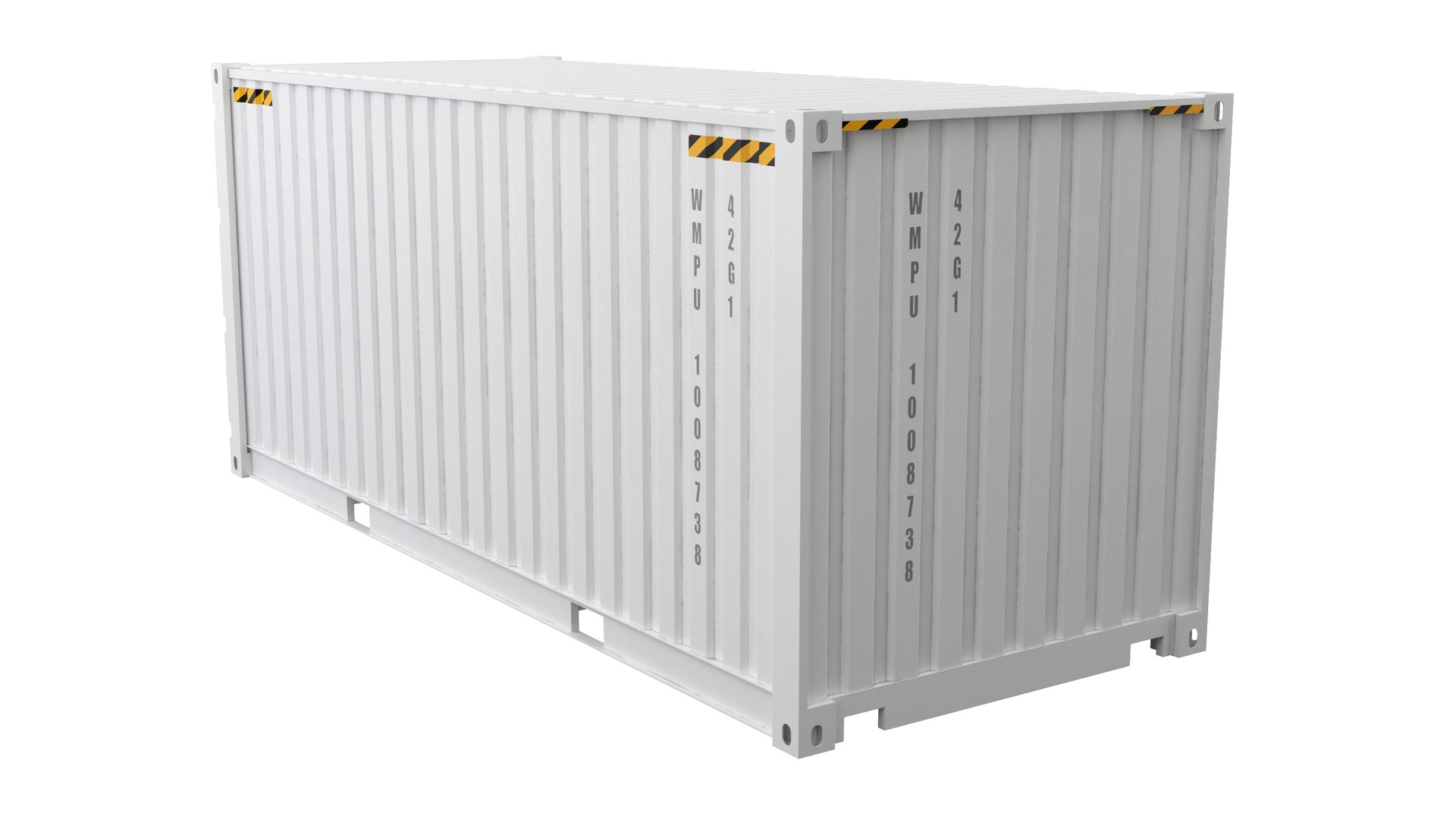 3D 20ft Shipping Container Model - TurboSquid 1934397