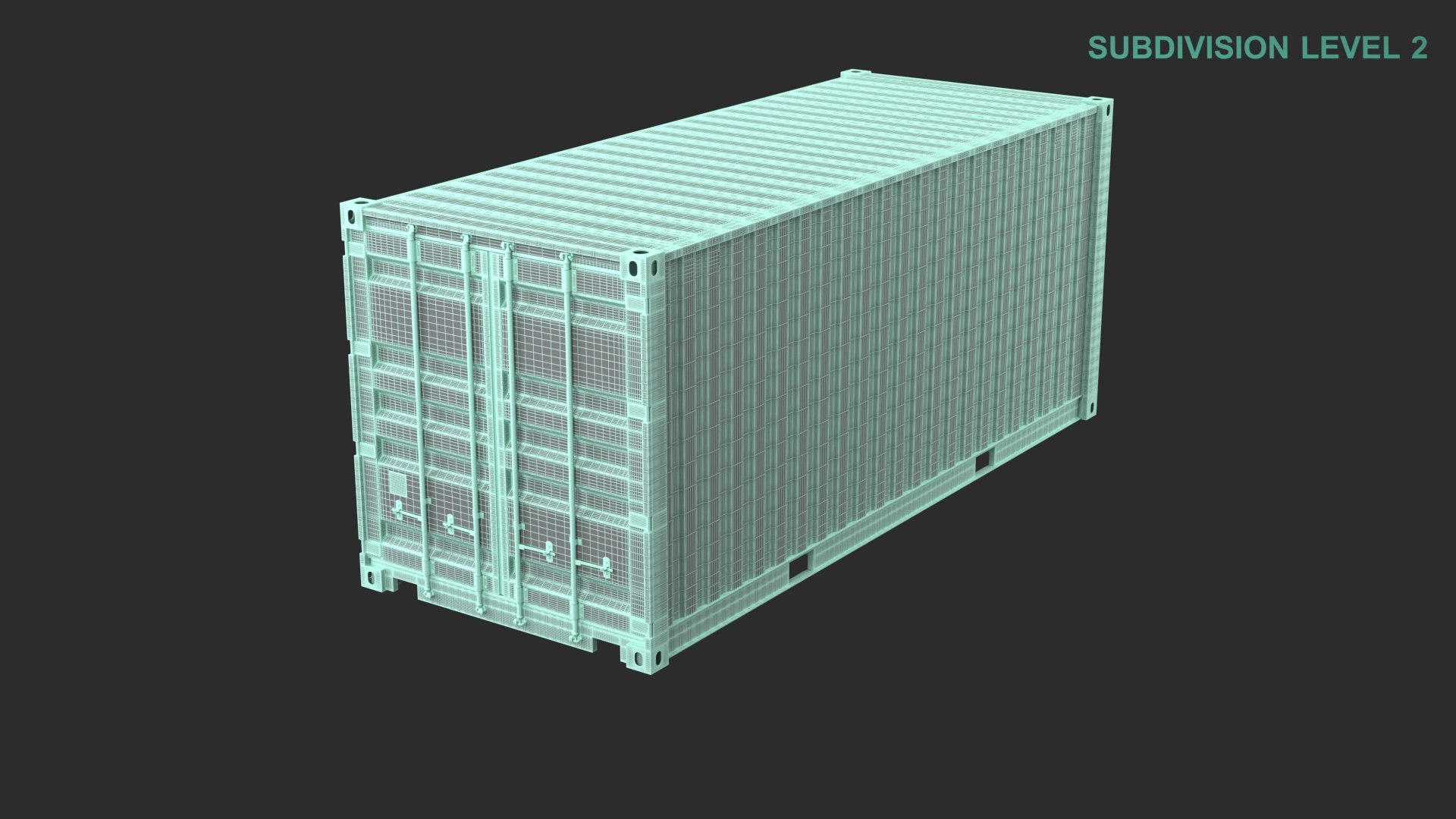 3D 20ft Shipping Container Model - TurboSquid 1934397