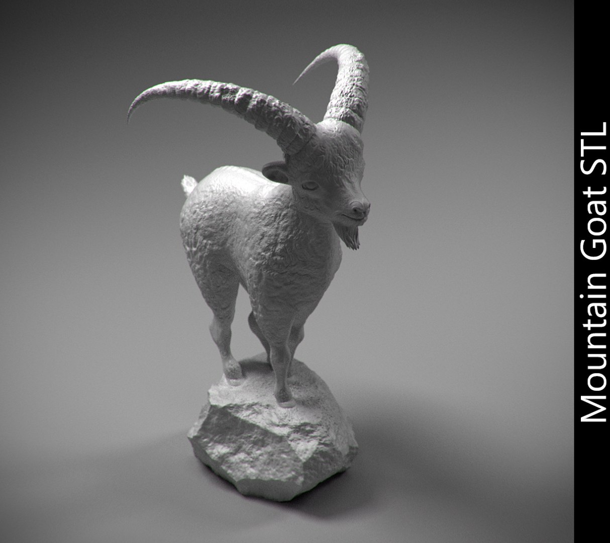 3d Stl Mountain Goat