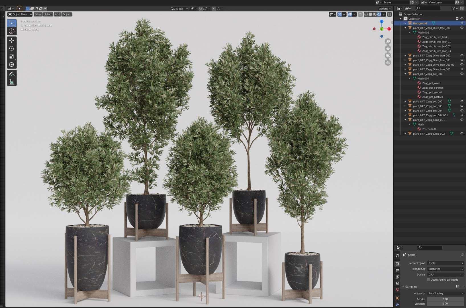 3D Model Plants Collection 847 - TurboSquid 1970704