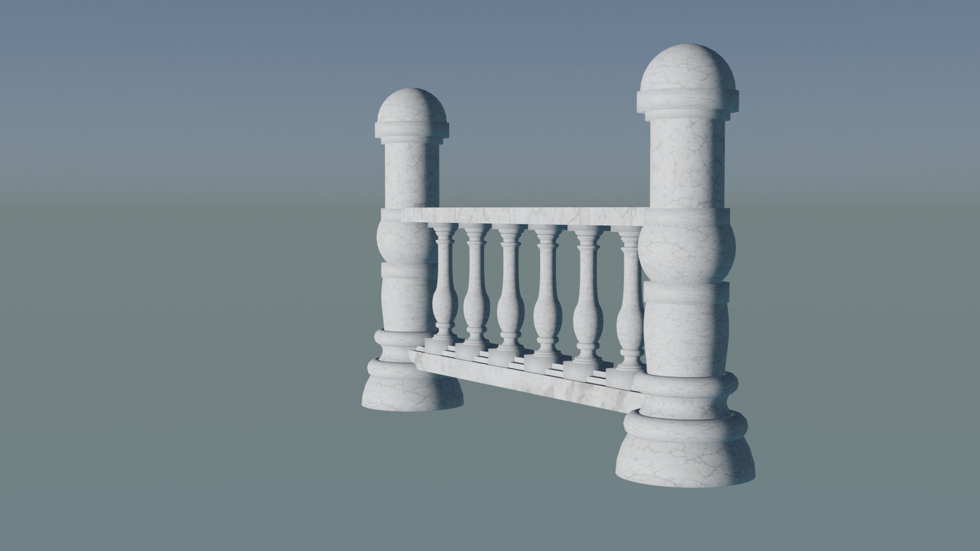 3D Model Virtual Balustrade Design Inspirations Stunning 3D Renderings ...