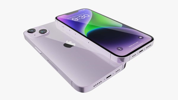 3D iPhone 14 Purple - TurboSquid 1990373