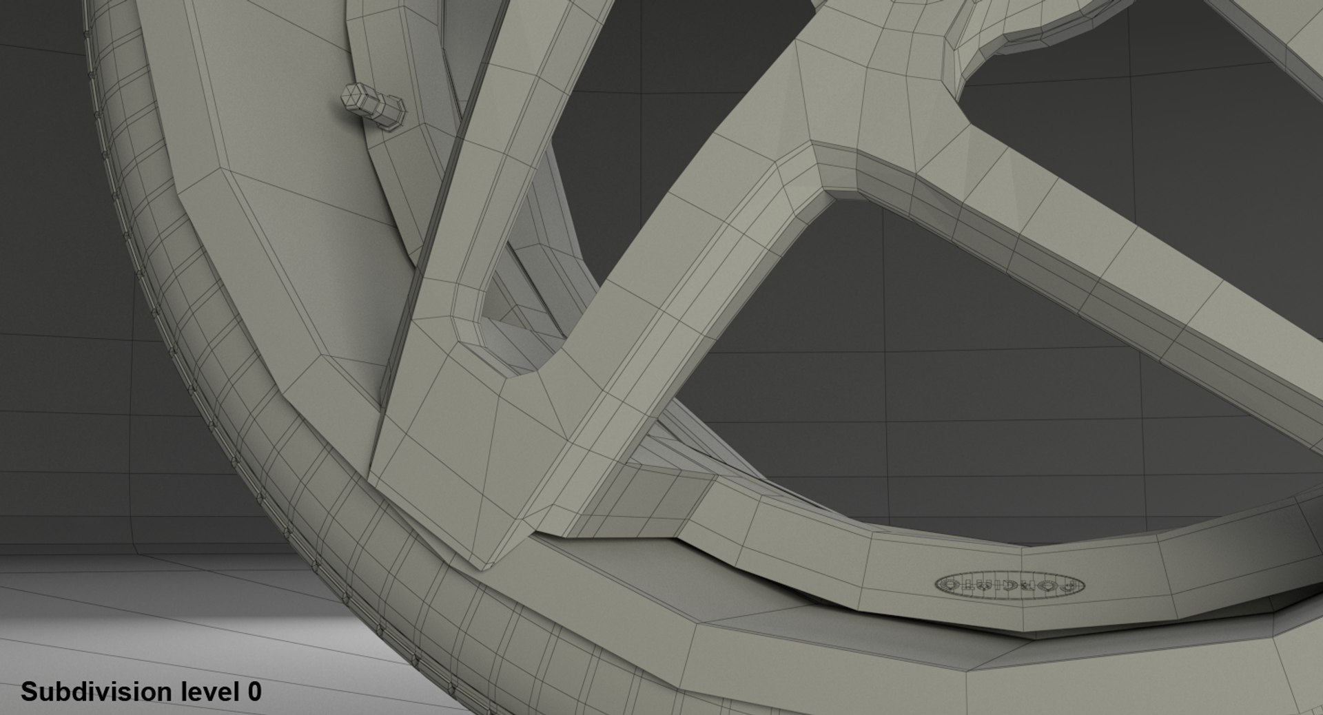 3D Tire Rim Model - TurboSquid 1373031