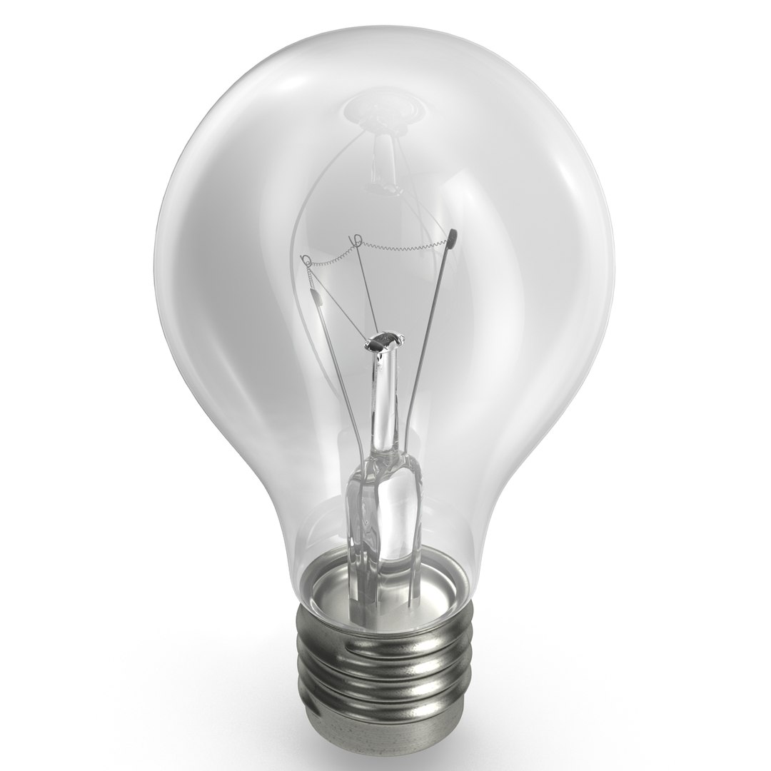 3d Electric Light Bulb