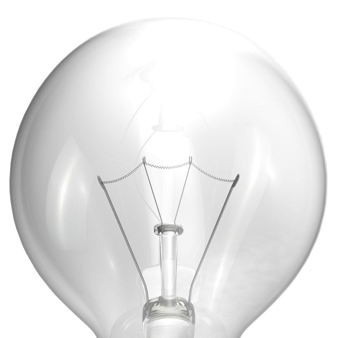 3d Electric Light Bulb