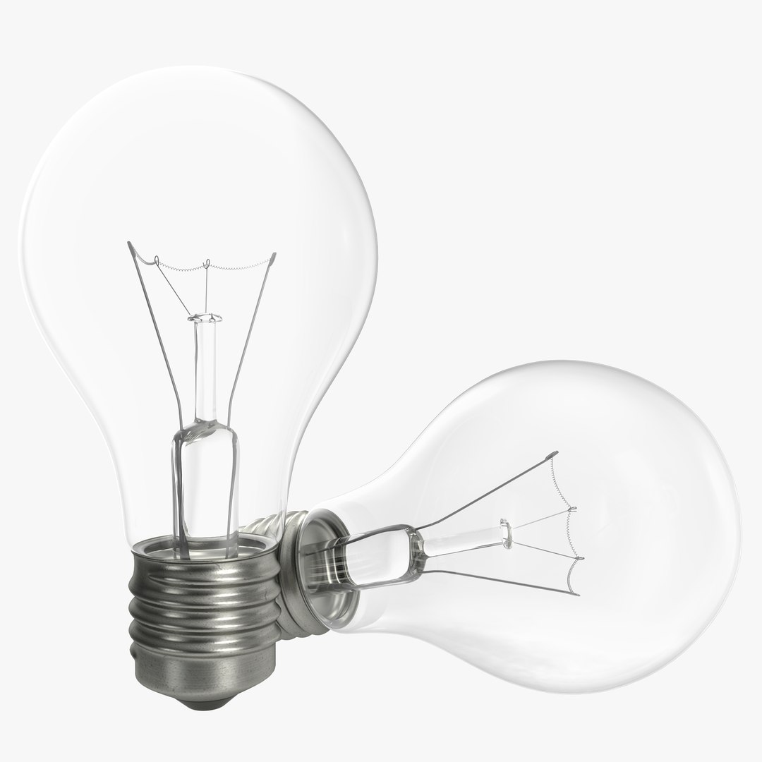 3d Electric Light Bulb