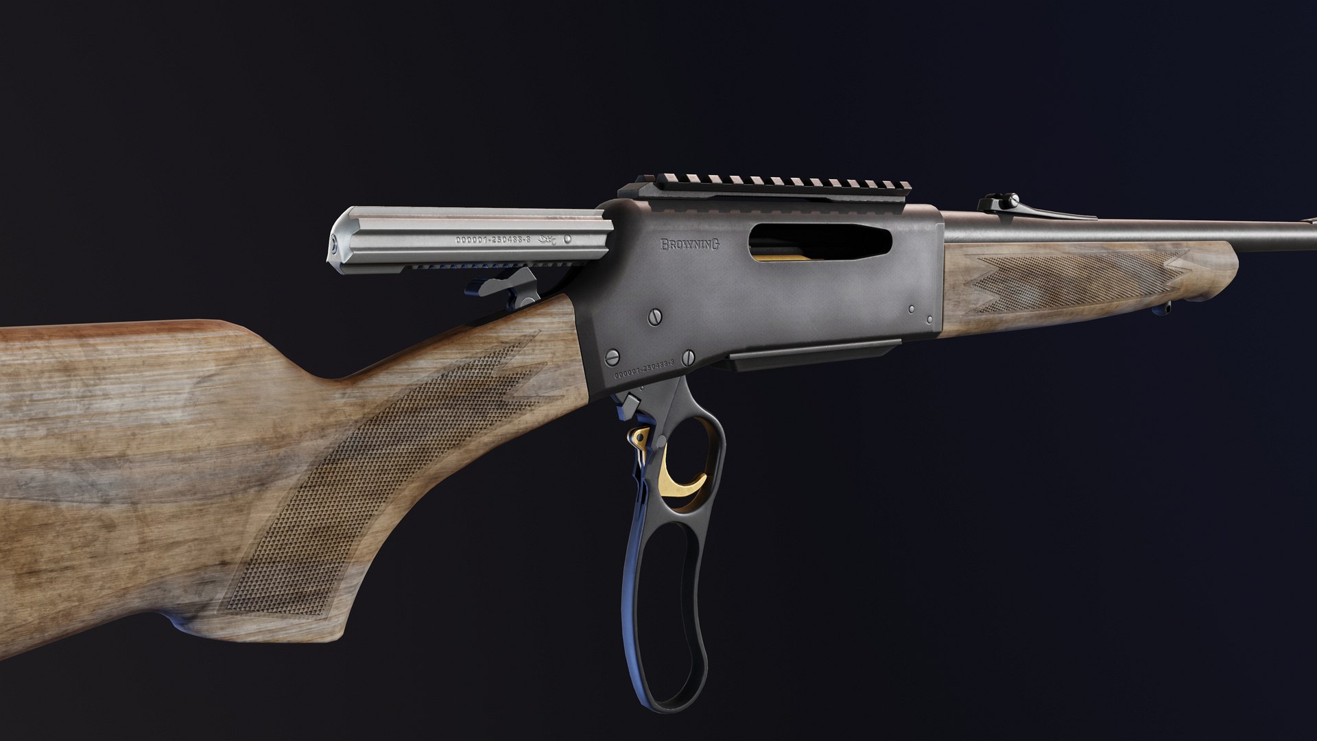 3D Model Browning BLR Rifle - TurboSquid 2287812