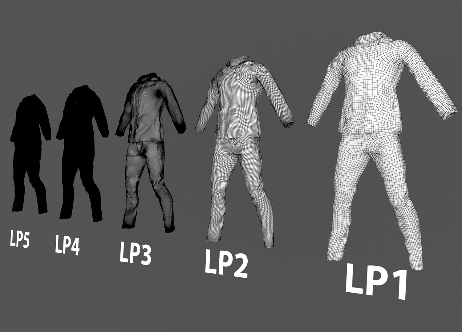 Jacket And Pants Scan 3D Model - TurboSquid 1856874