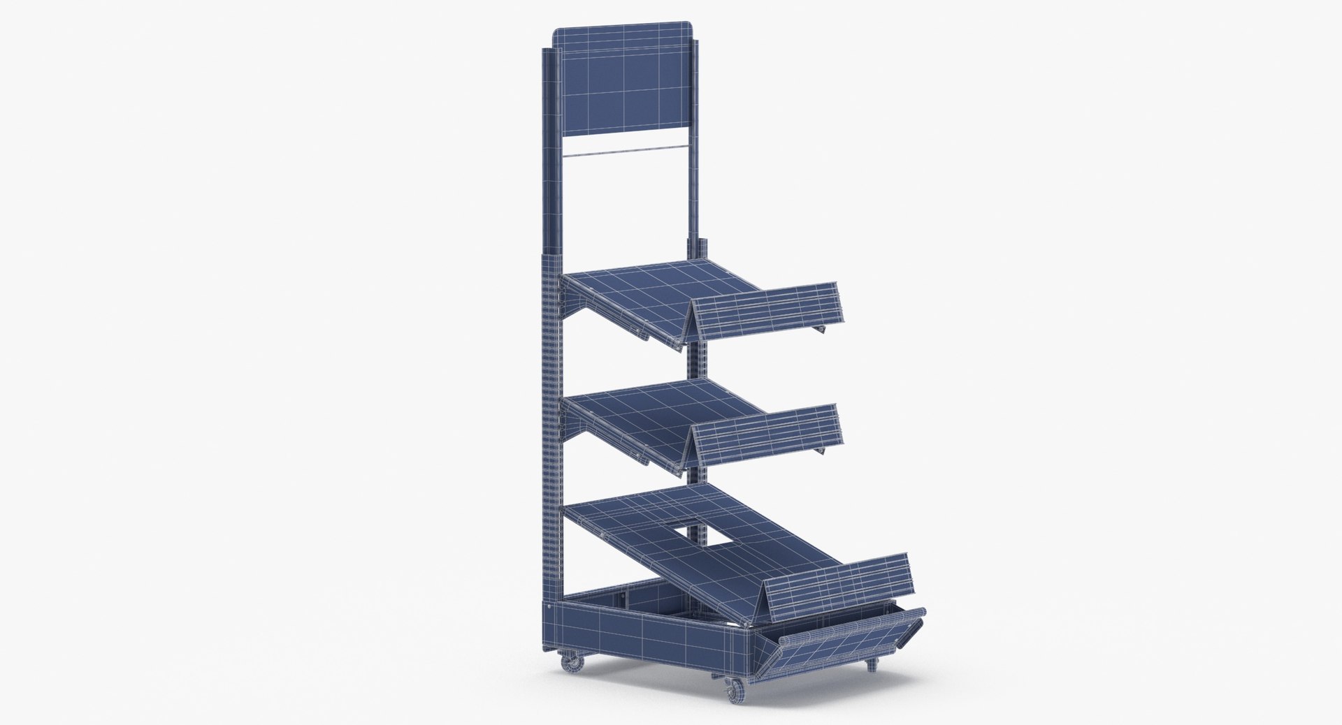 3D model Supermarket Modular Rack 01 - TurboSquid 2019565