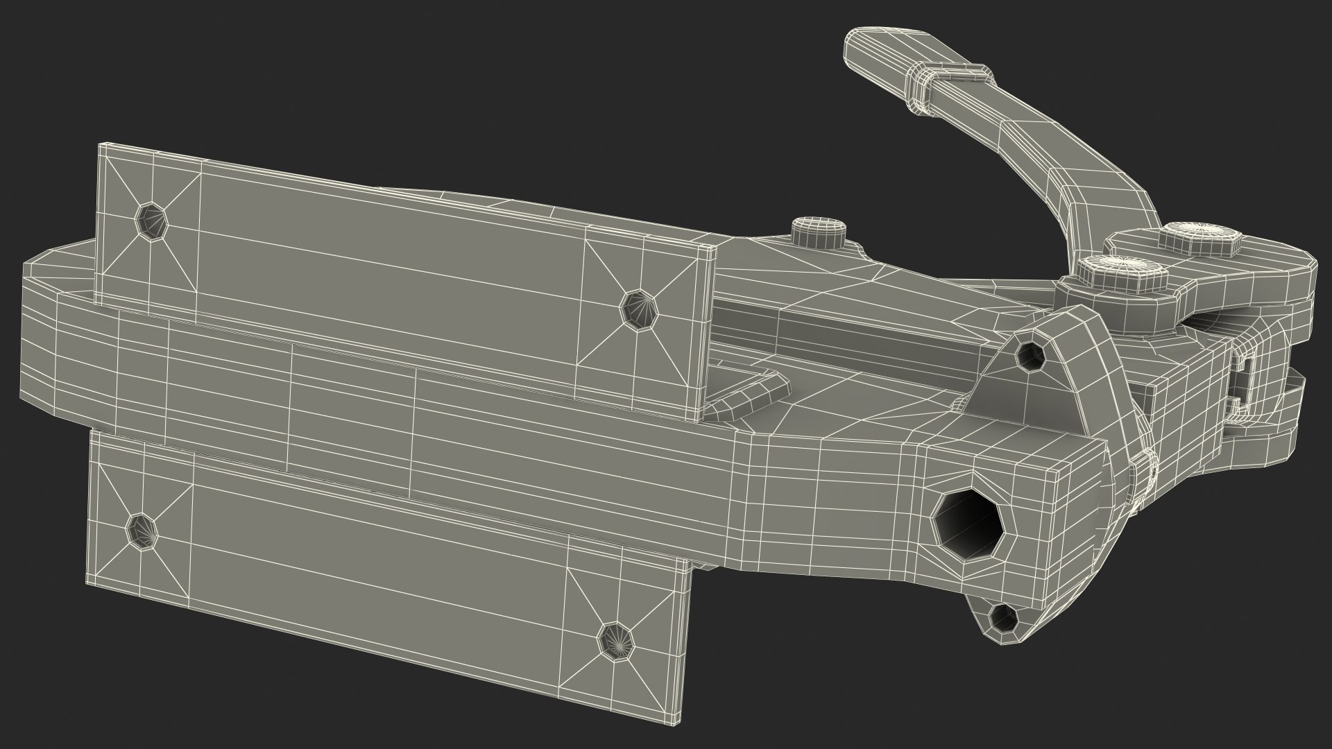 3D manual operated bench hole - TurboSquid 1700142