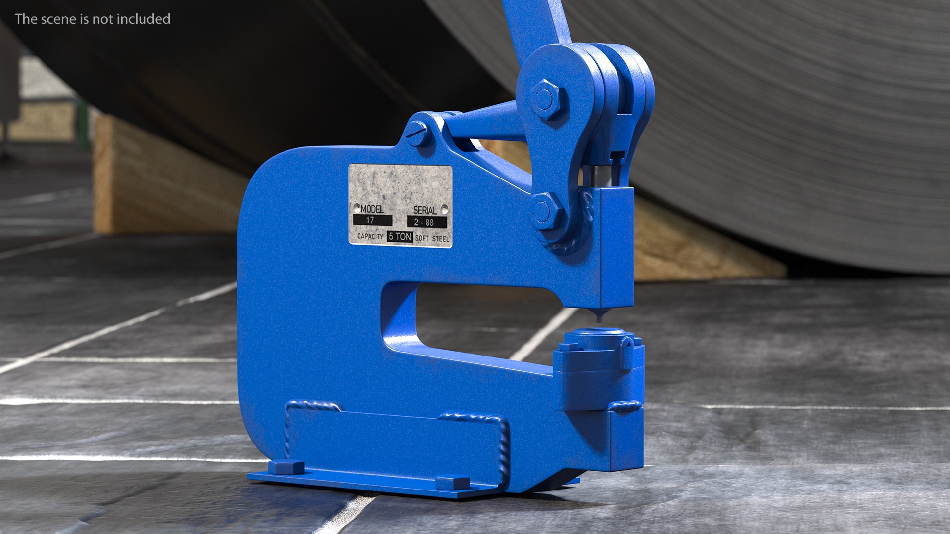 3D manual operated bench hole - TurboSquid 1700142