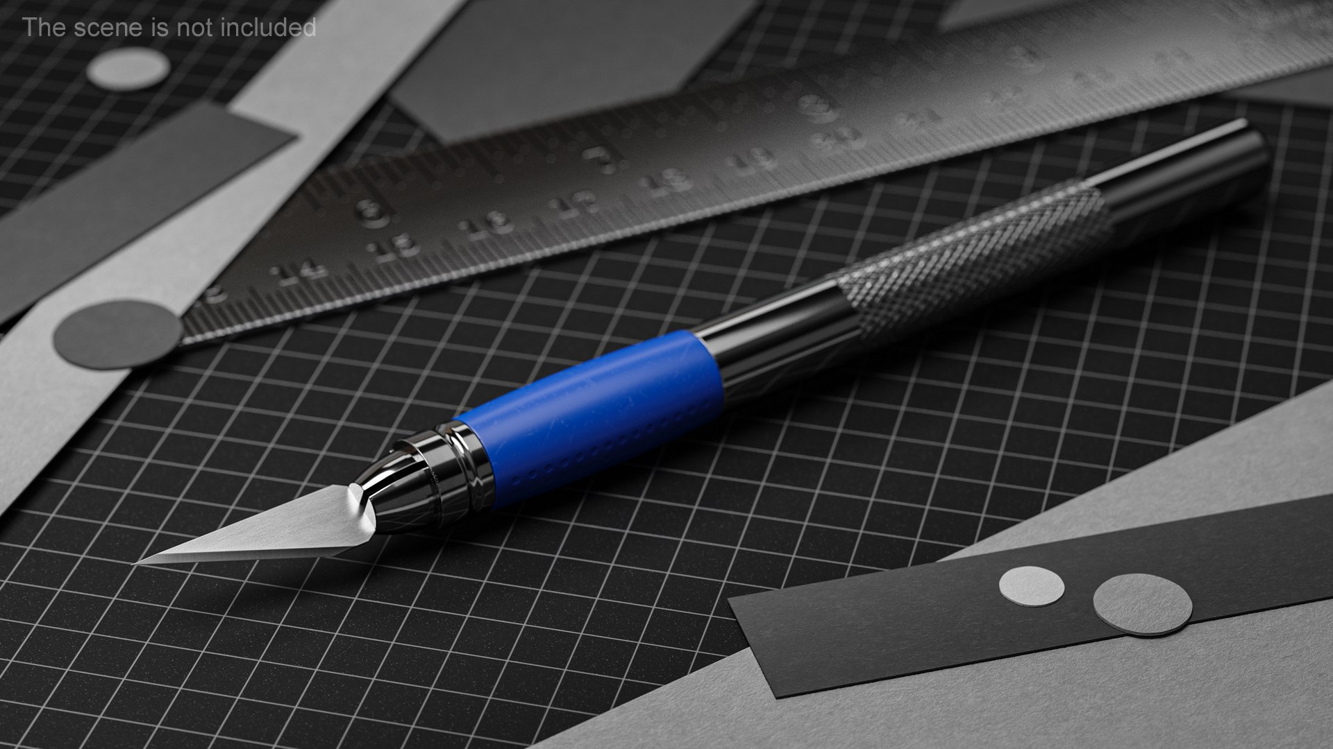 Craft Knife Blue 3D - TurboSquid 1975112
