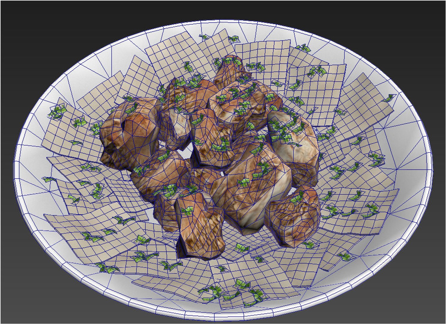 3D Dish 3 Model - TurboSquid 1240017