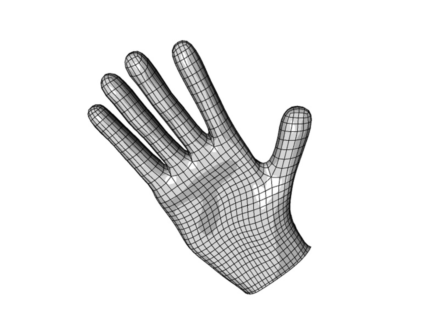 hand displacement c4d