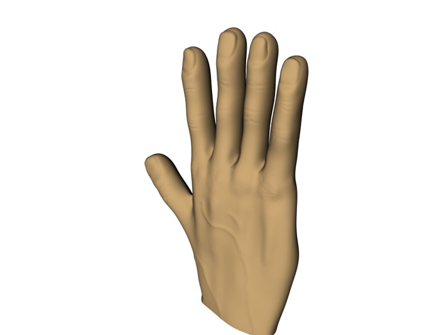 hand displacement c4d