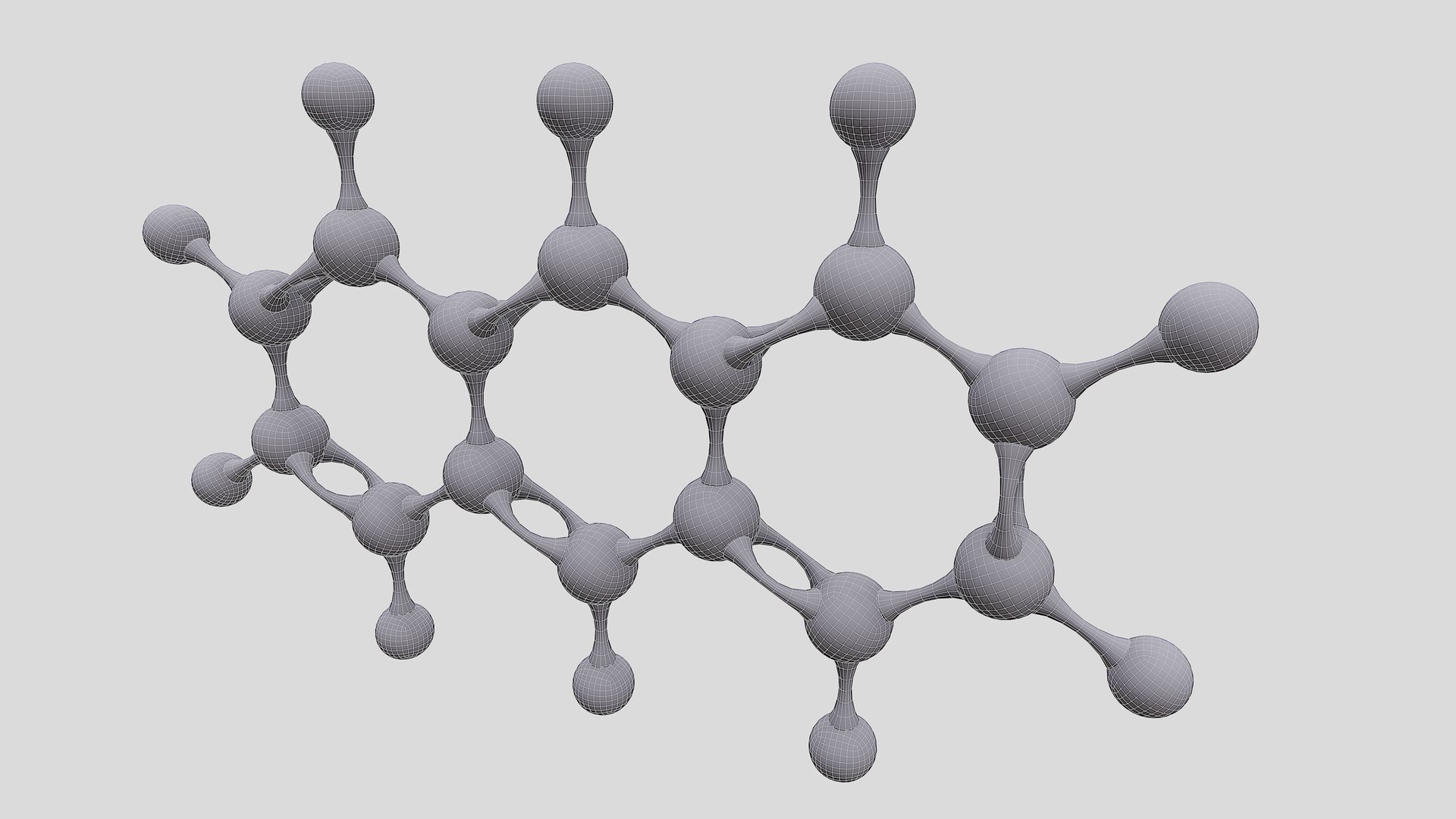 Anthracene Molecule With PBR 4K 8K 3D - TurboSquid 1941878