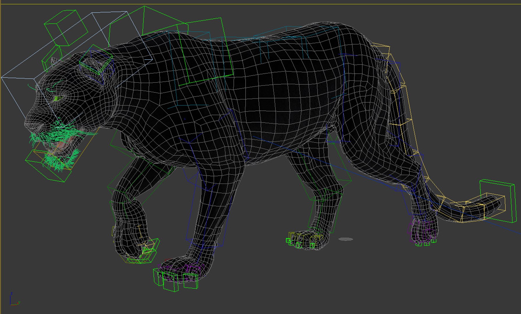 Black Panther Animation Model - TurboSquid 1282015