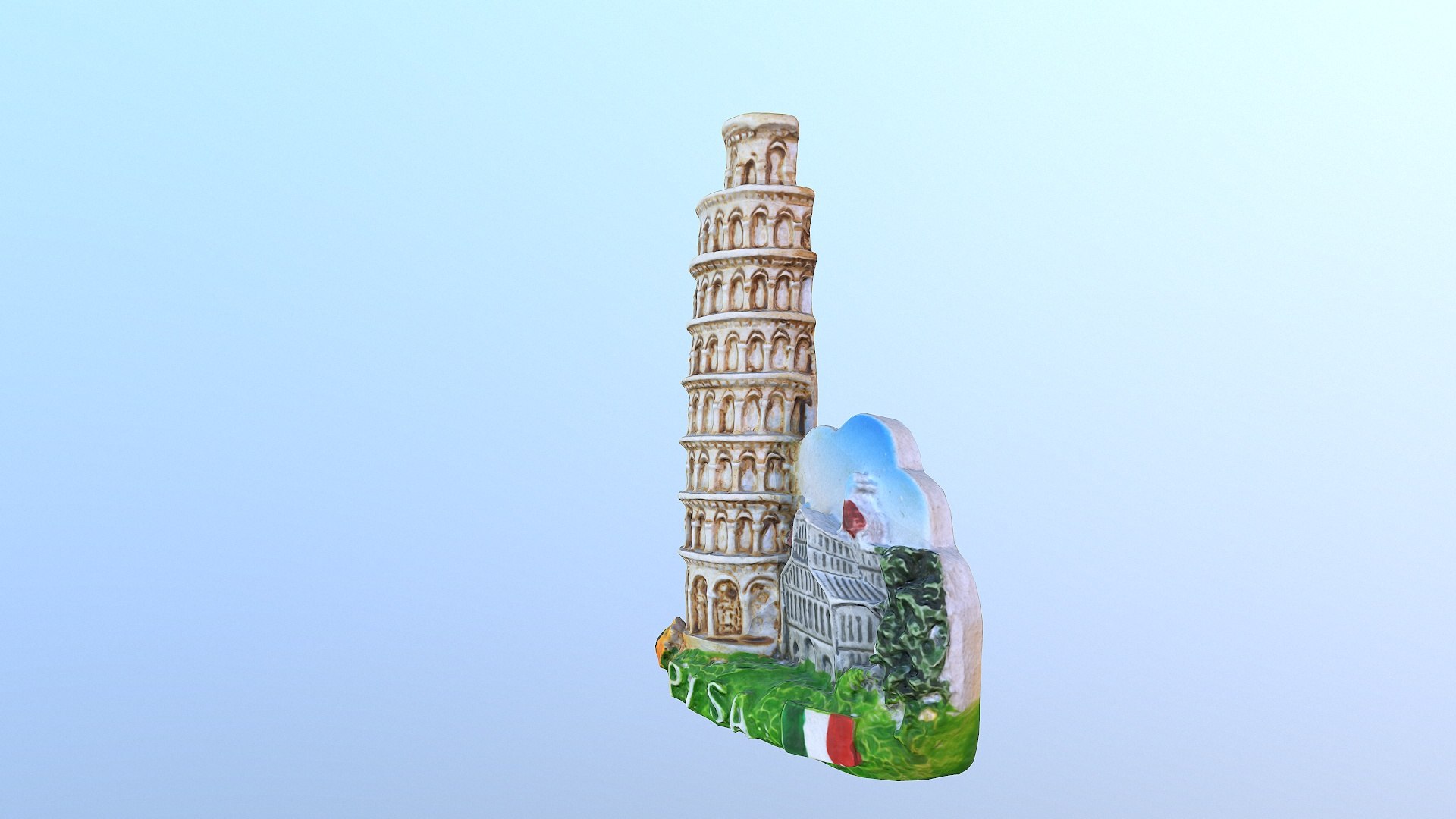 3D Leaning Tower Pisa Italy Model - TurboSquid 1629271