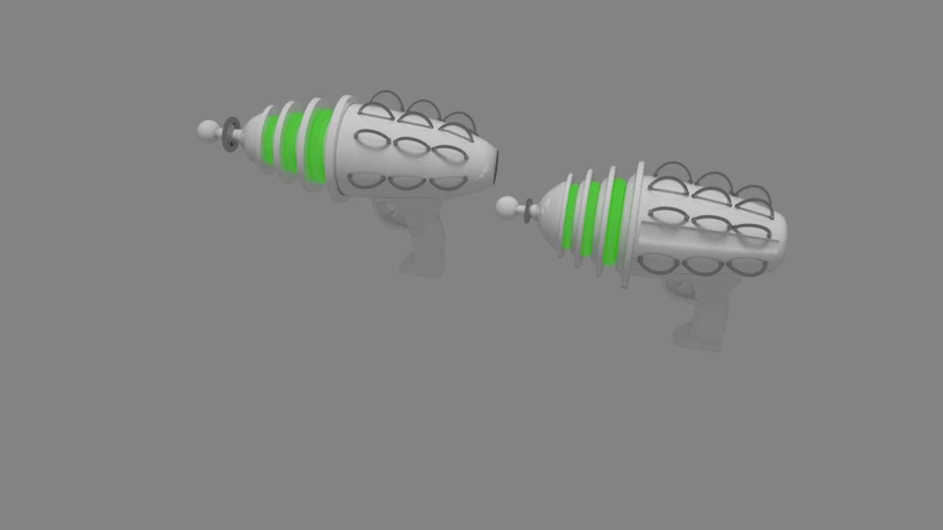 Alien gun 3D - TurboSquid 1282321