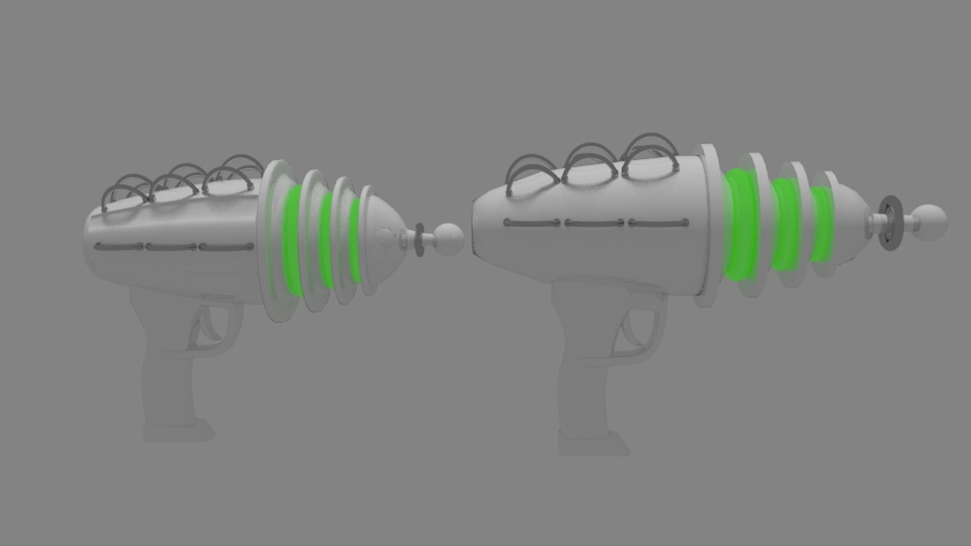 Alien gun 3D - TurboSquid 1282321
