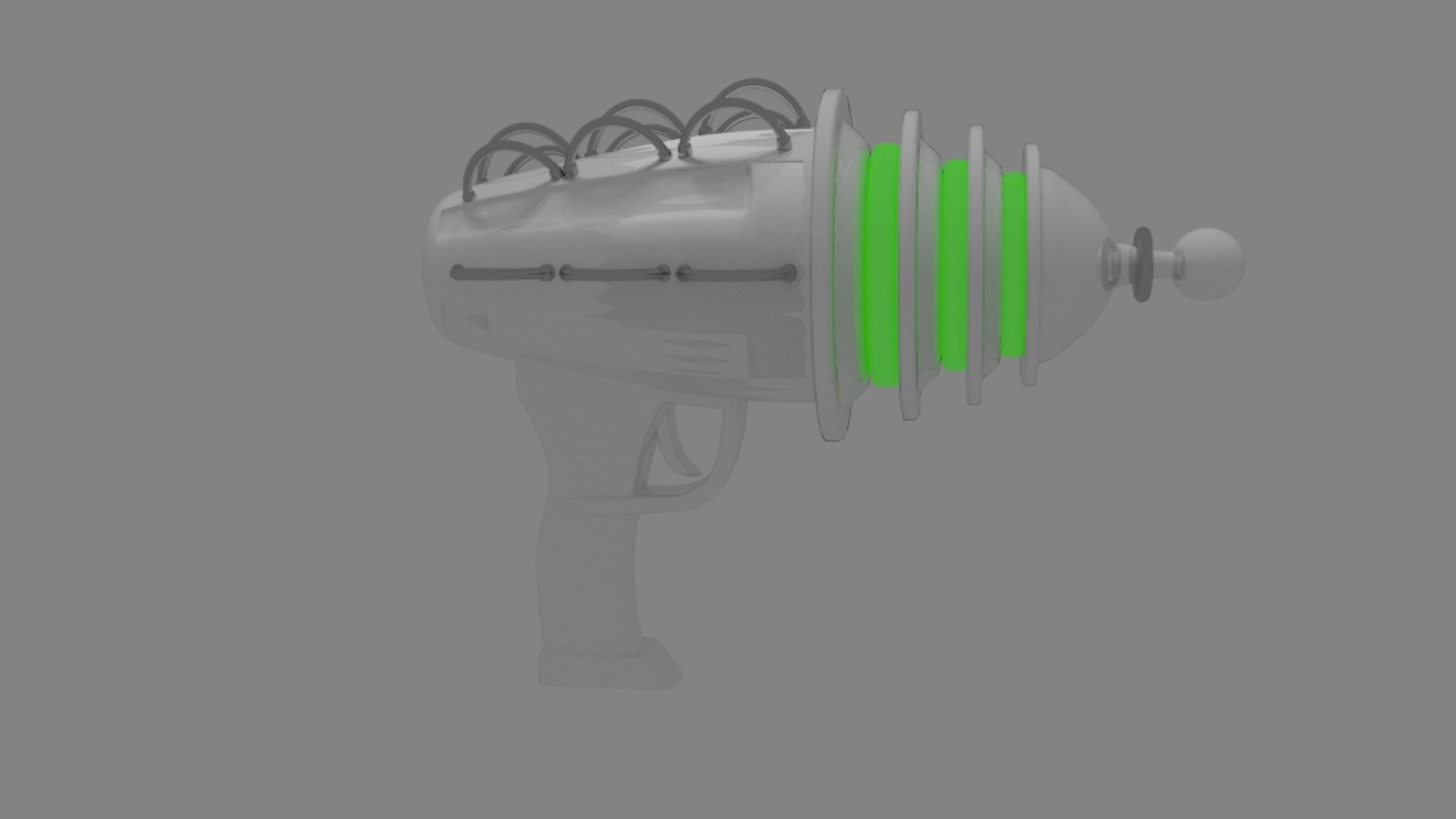 Alien gun 3D - TurboSquid 1282321