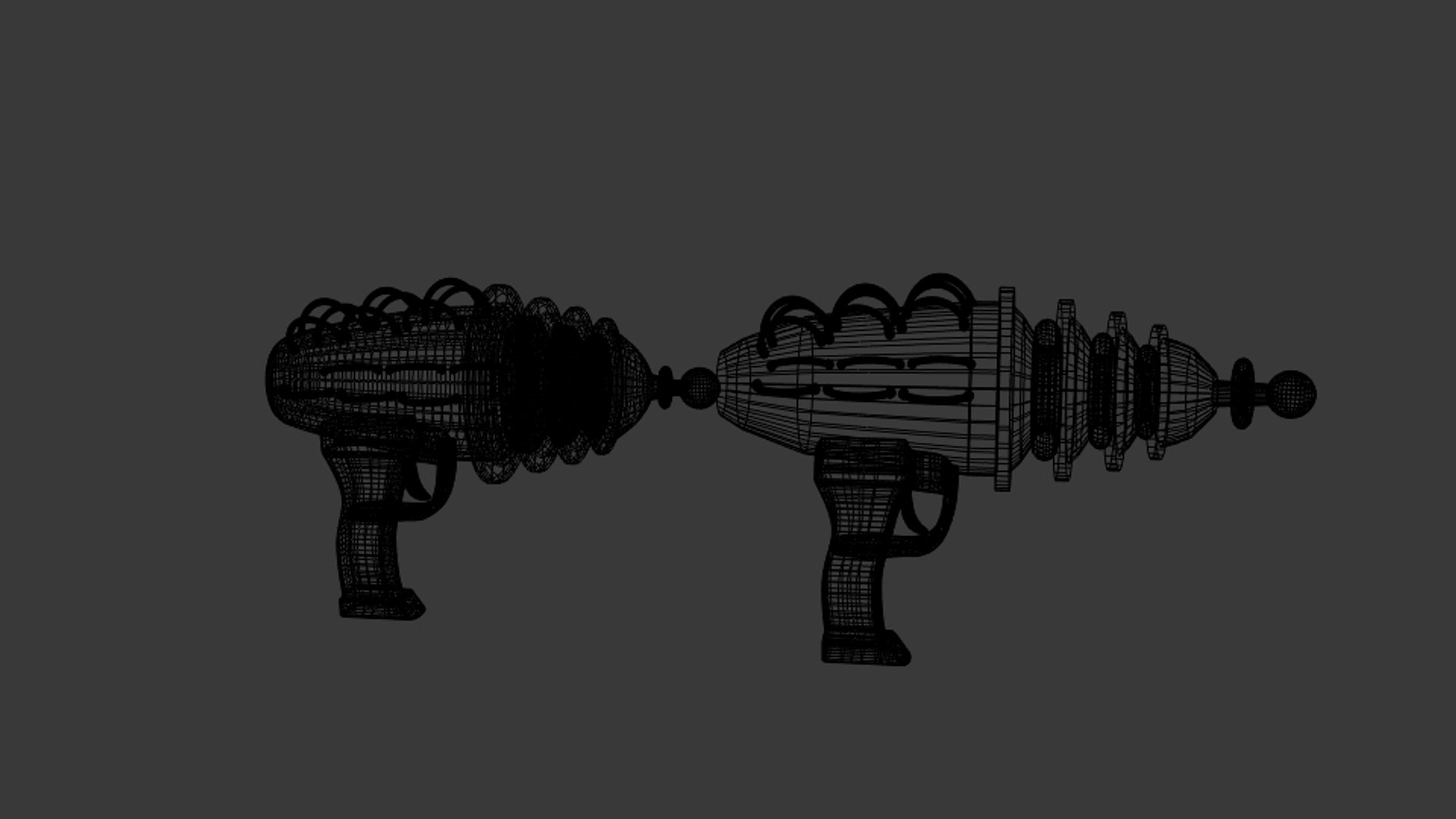 Alien gun 3D - TurboSquid 1282321