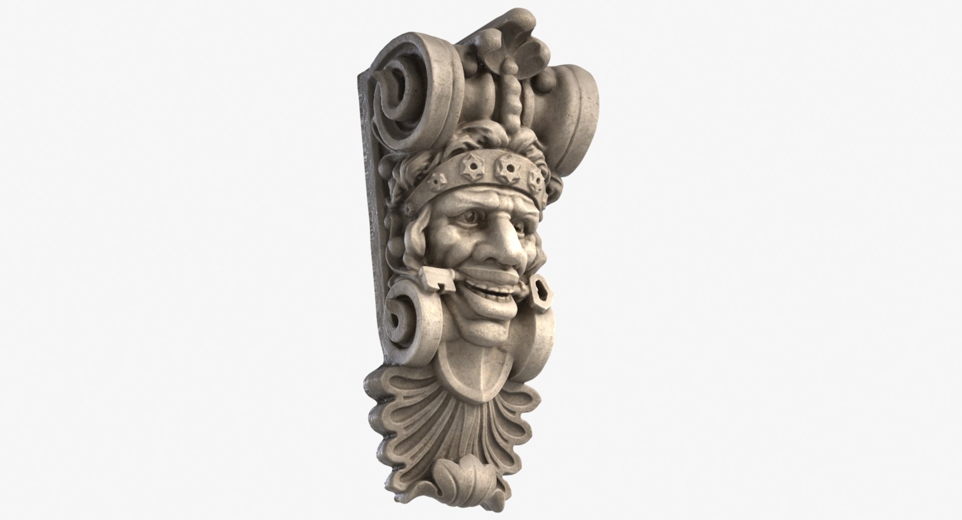 3D Corbel Face - TurboSquid 1322967