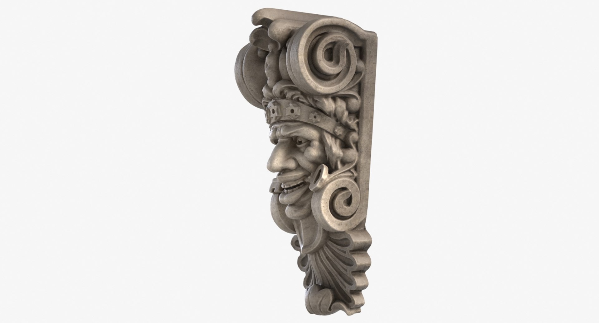 3D Corbel Face - TurboSquid 1322967
