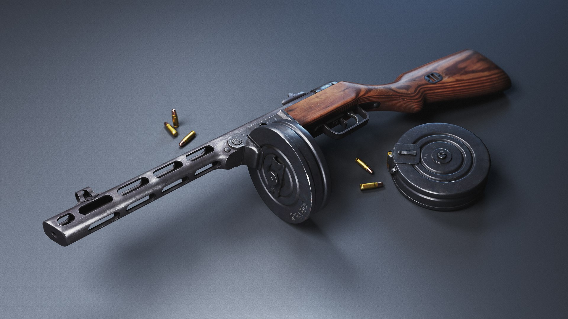 3D PPSH model - TurboSquid 1985016