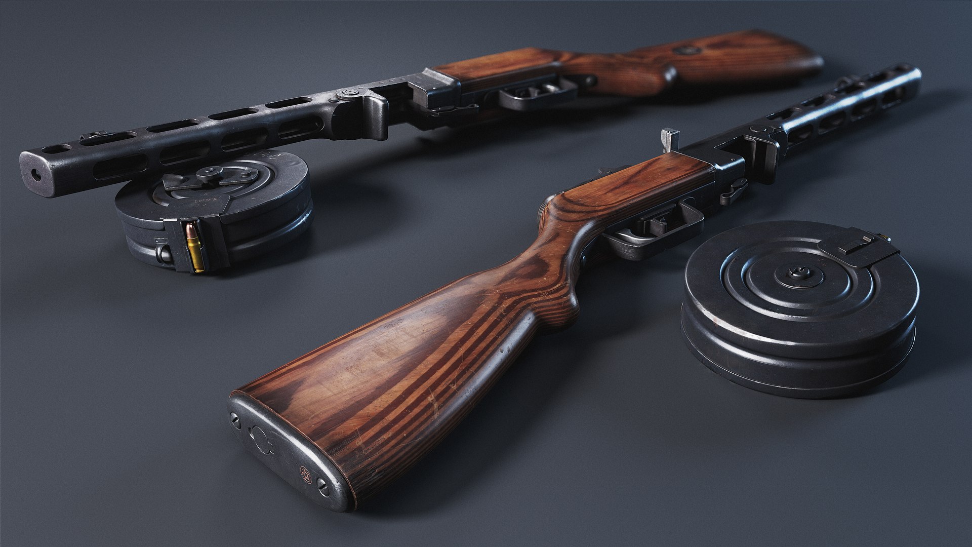 3D PPSH model - TurboSquid 1985016