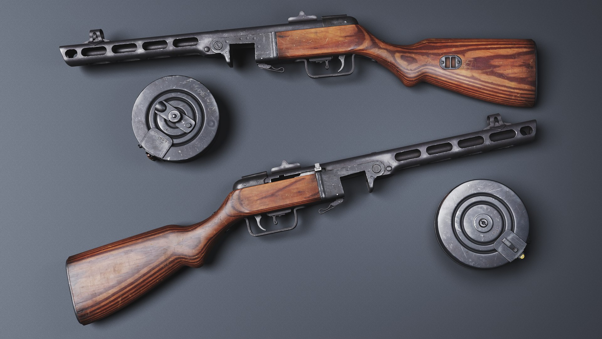 3D PPSH model - TurboSquid 1985016
