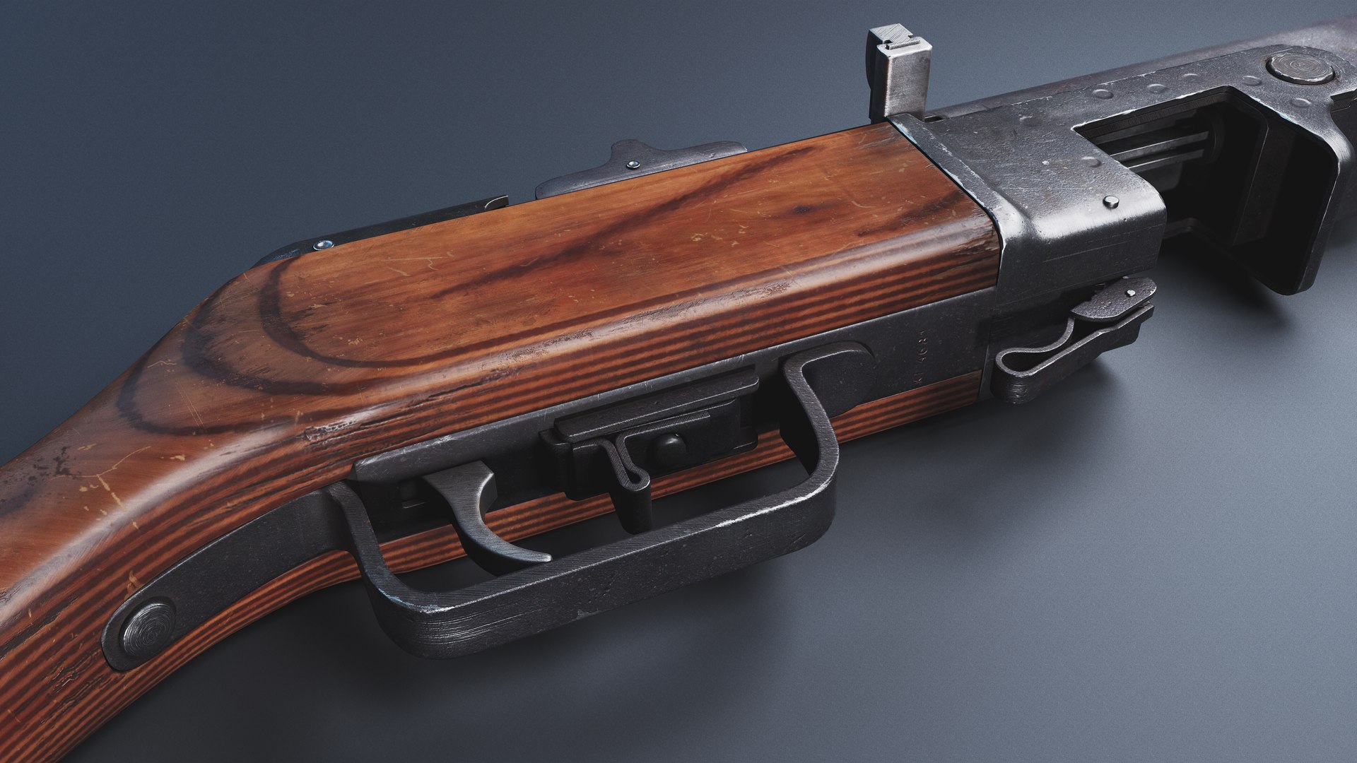 3D PPSH model - TurboSquid 1985016