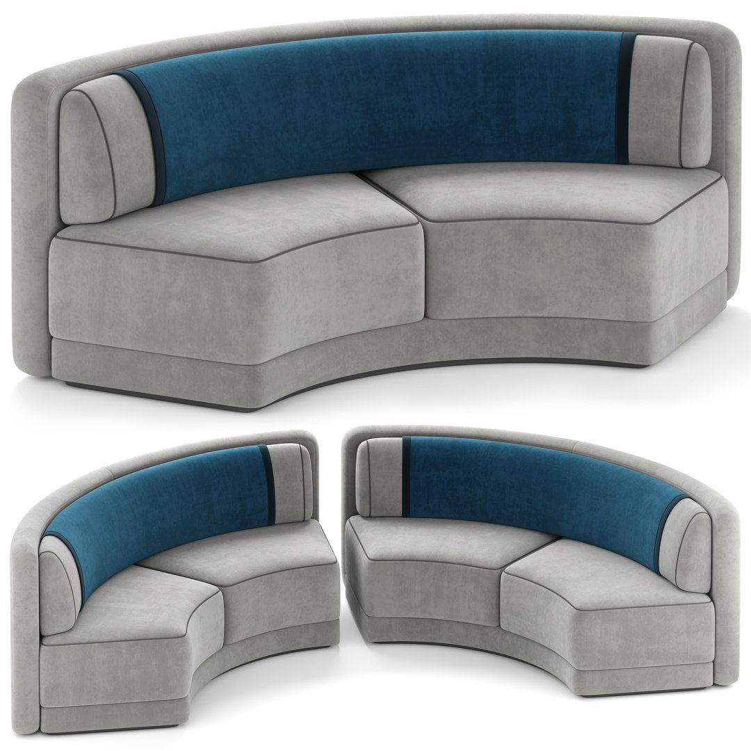 MD Round Sofa 003 3D Model - TurboSquid 1780449