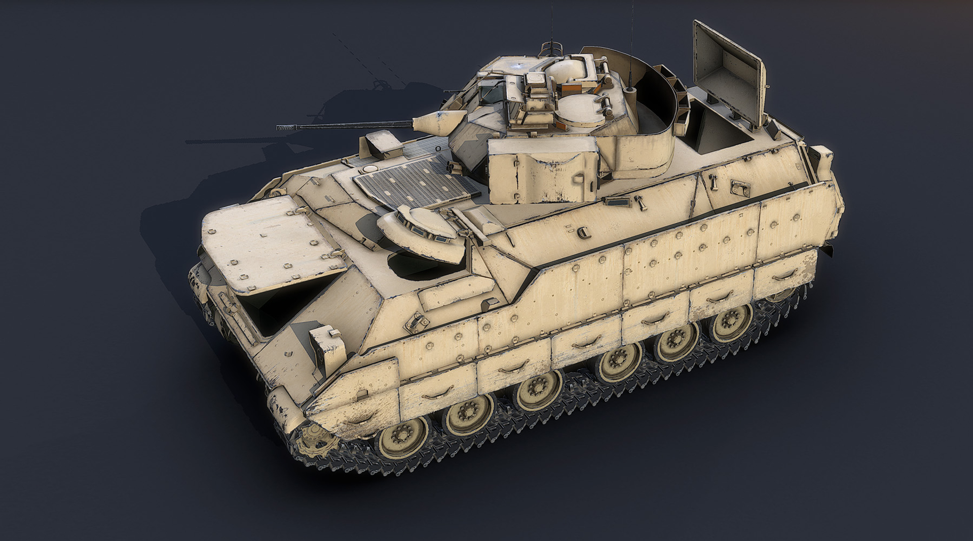 Low-poly m2a2 bradley 3D model - TurboSquid 1290109