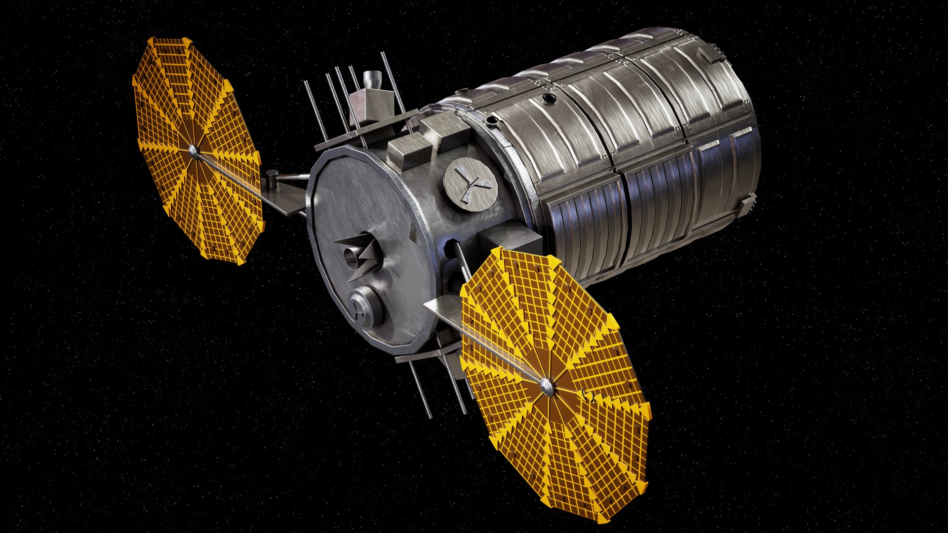 Cygnus Spacecraft ISS Module 3D Model - TurboSquid 1972865