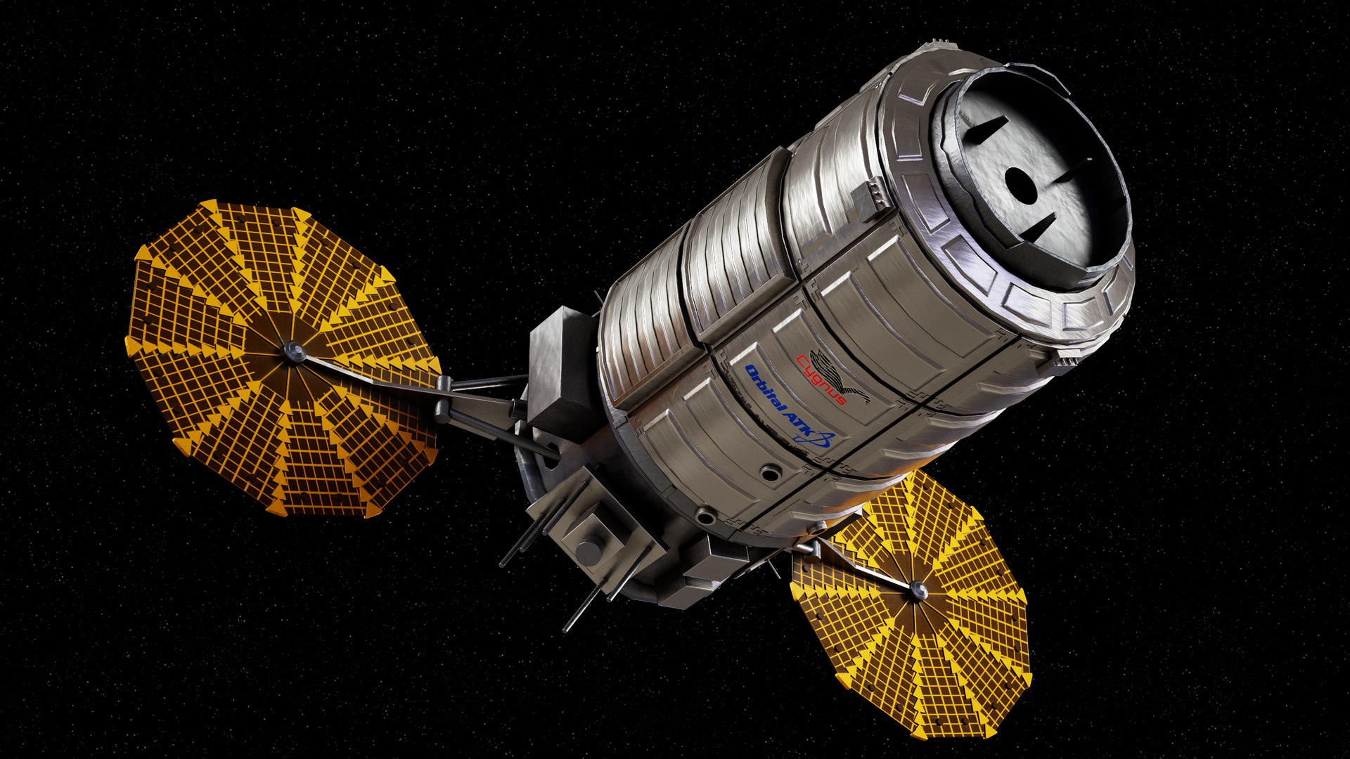 Cygnus Spacecraft ISS Module 3D Model - TurboSquid 1972865