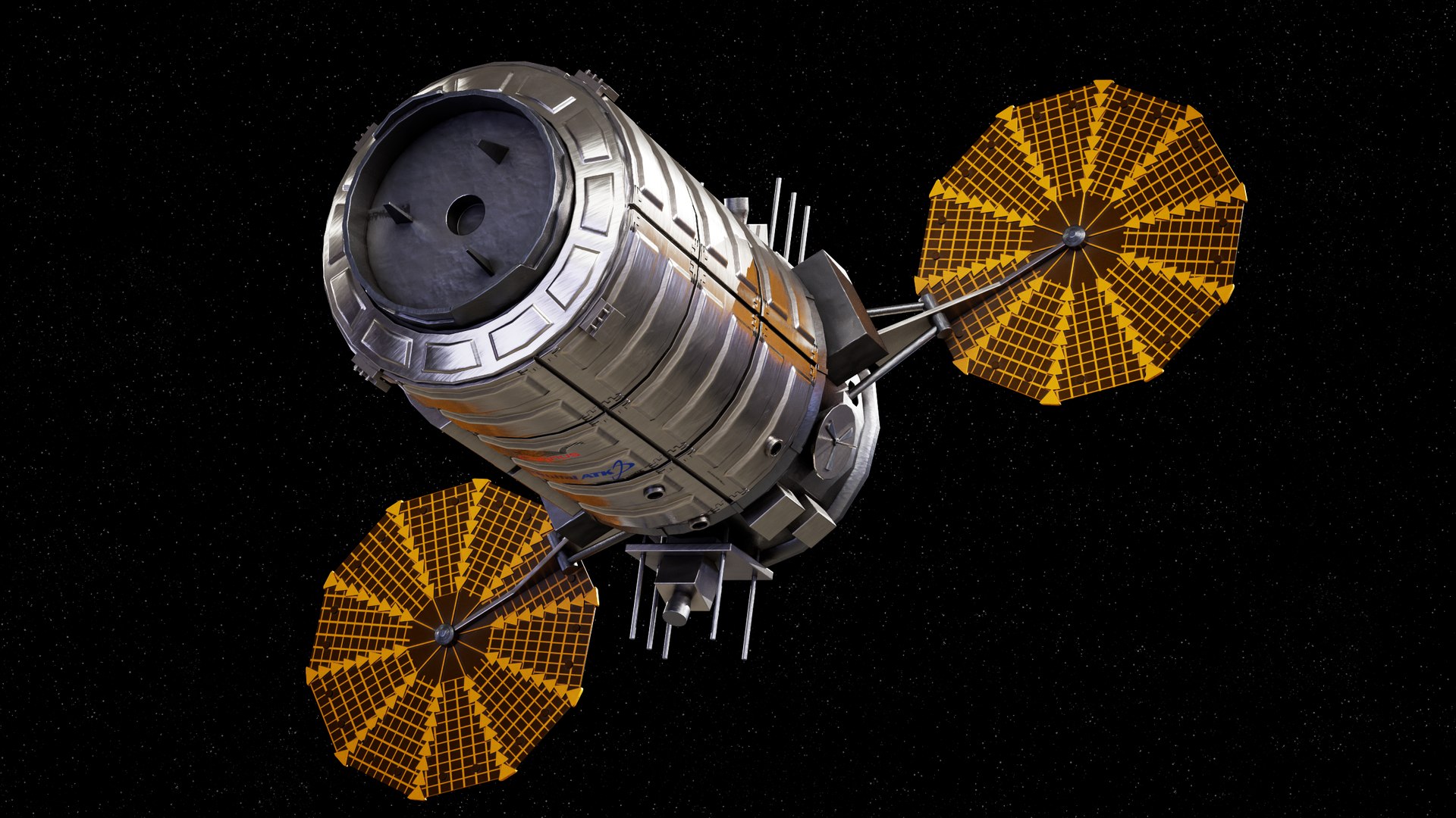Cygnus Spacecraft ISS Module 3D Model - TurboSquid 1972865