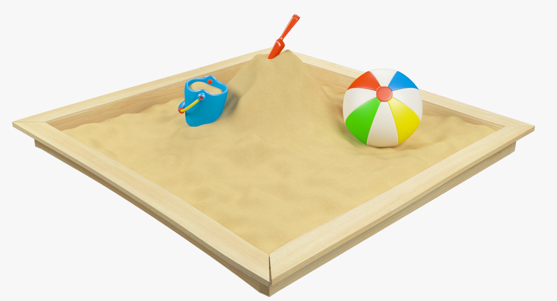 3D Model Sandbox Sand Box - TurboSquid 1212981