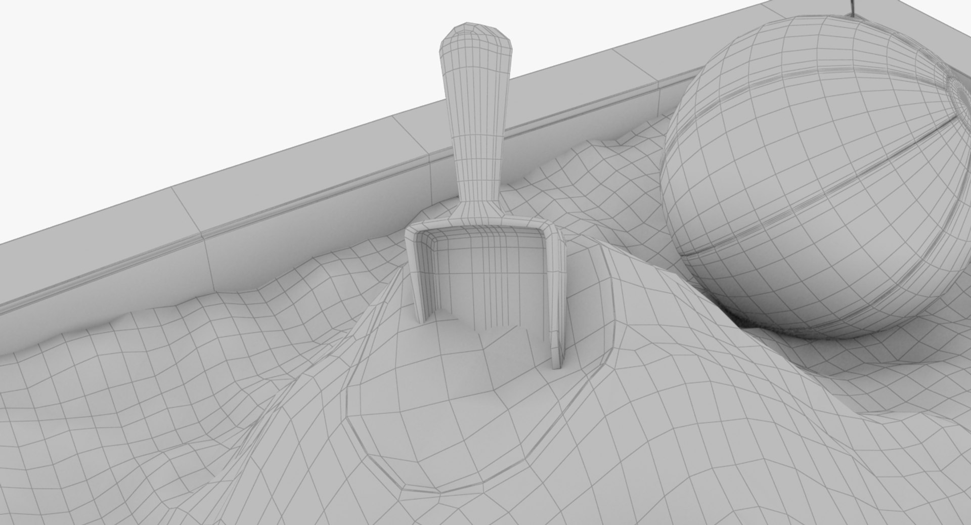 3D Model Sandbox Sand Box - TurboSquid 1212981