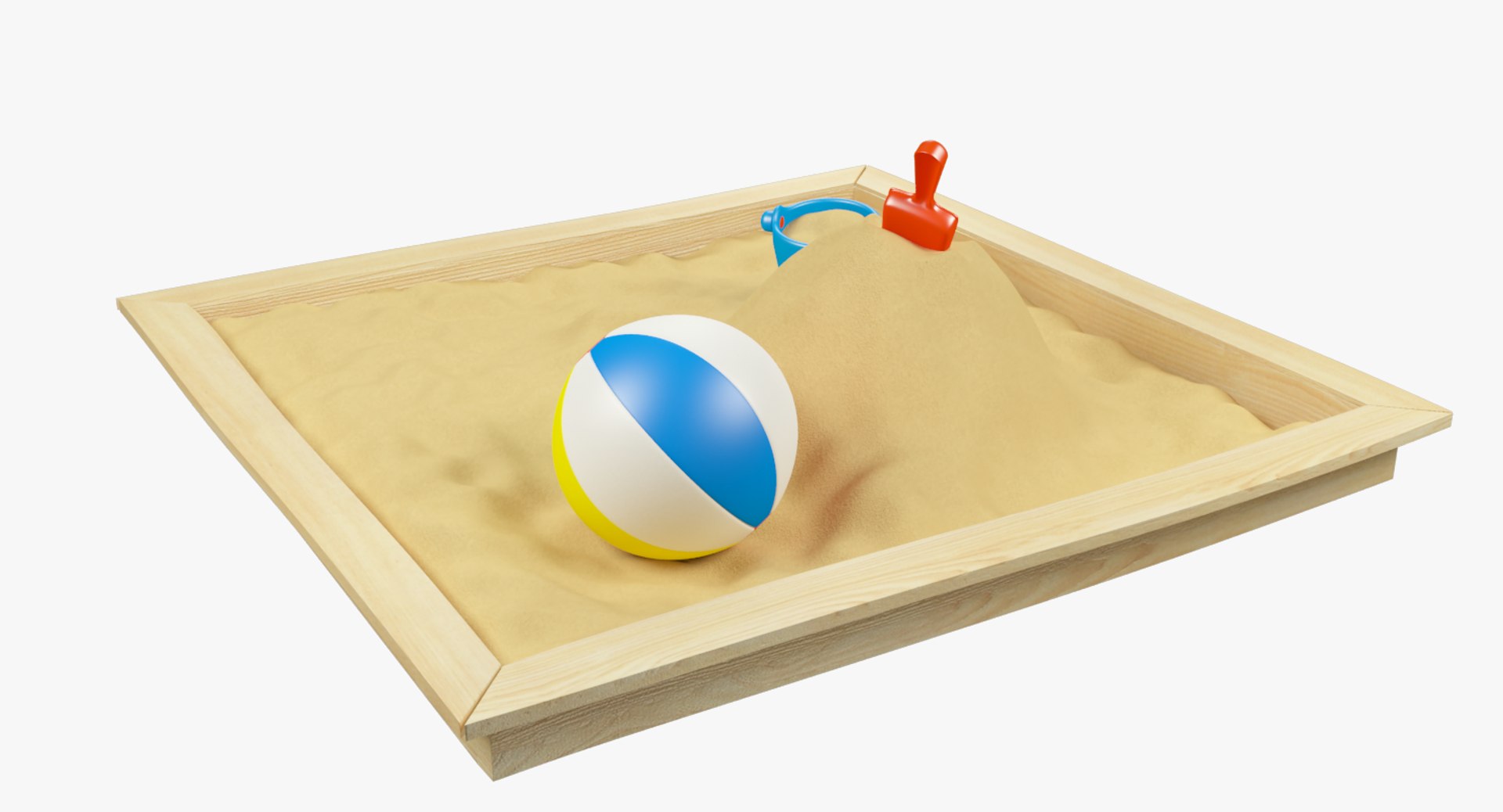 3D Model Sandbox Sand Box - TurboSquid 1212981