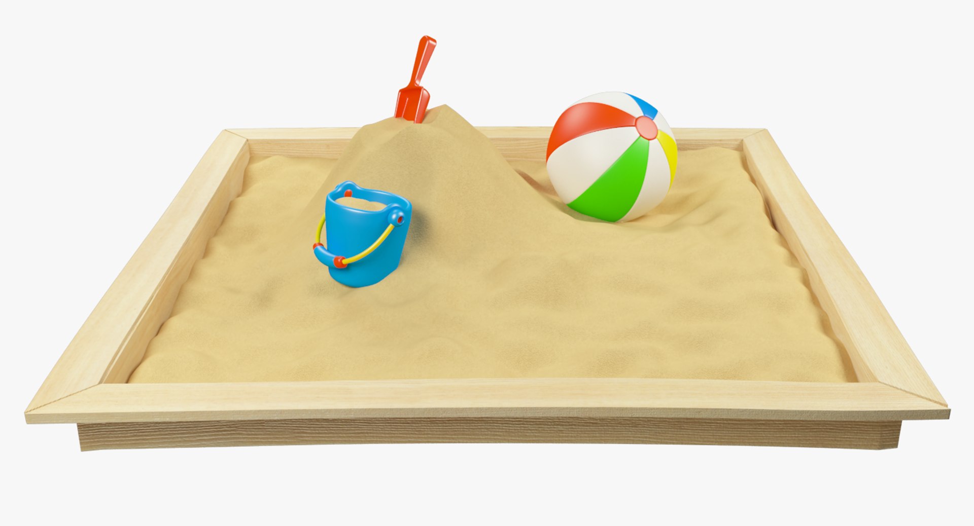 3D Model Sandbox Sand Box - TurboSquid 1212981
