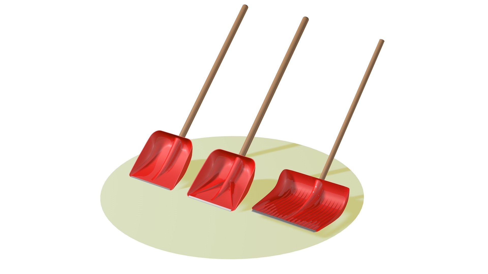 3D Model Shovel Spade Trowel - TurboSquid 1606275