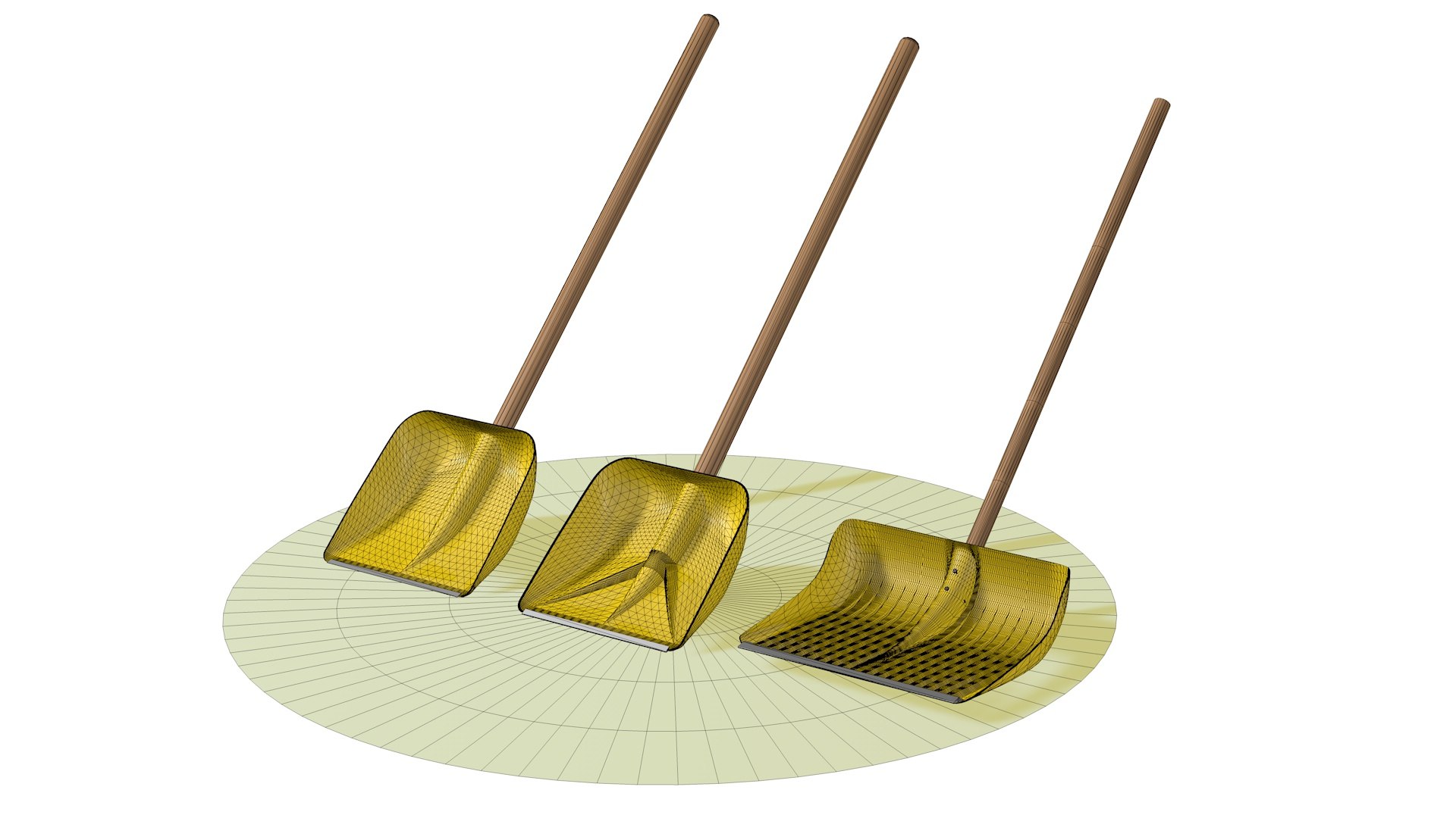 3D Model Shovel Spade Trowel - TurboSquid 1606275